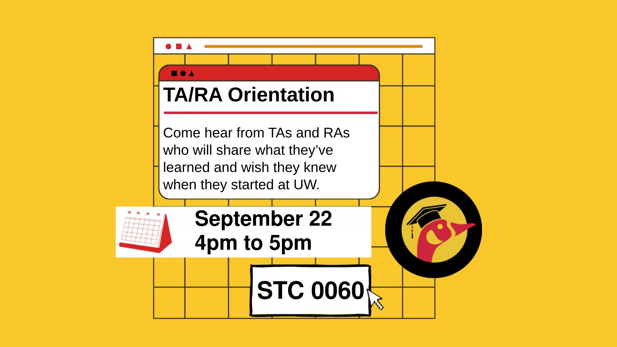 TA/RA Orientation | Organize UWaterloo